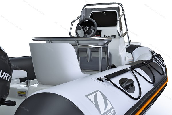 inflatable boat zodiac 550 3d model