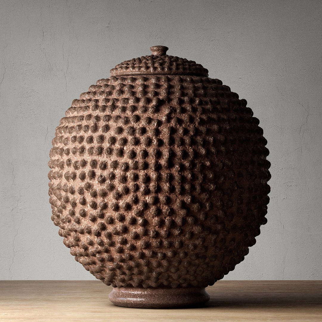 3d Model African Lobi Pot