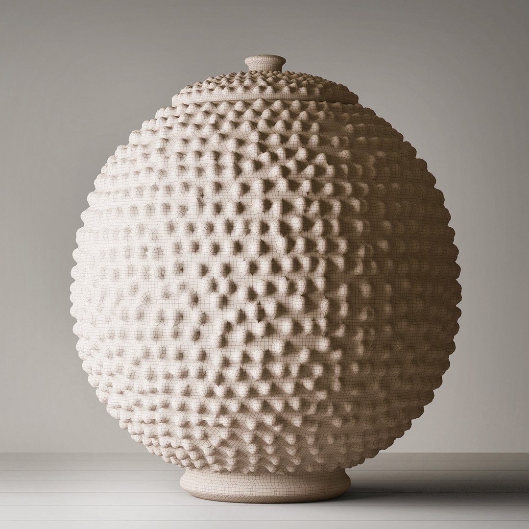 3d Model African Lobi Pot