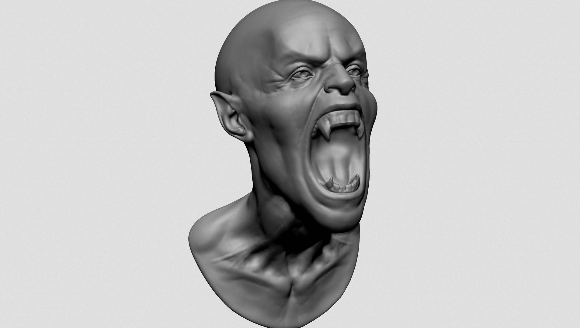 3D Model Creature Head B - TurboSquid 1891987
