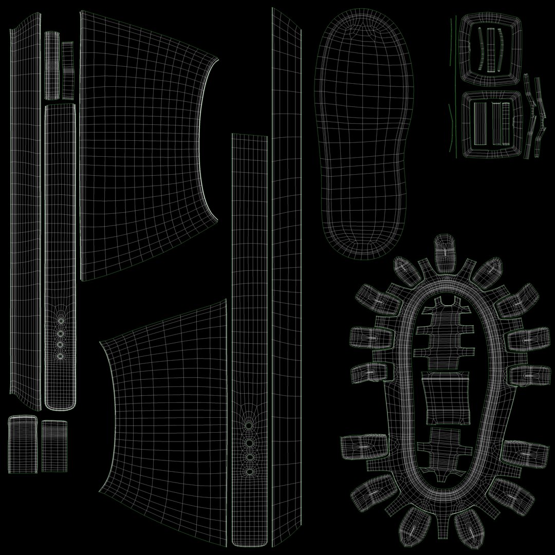 Monolith Platform Sandals Prada 3D Model - TurboSquid 2154980