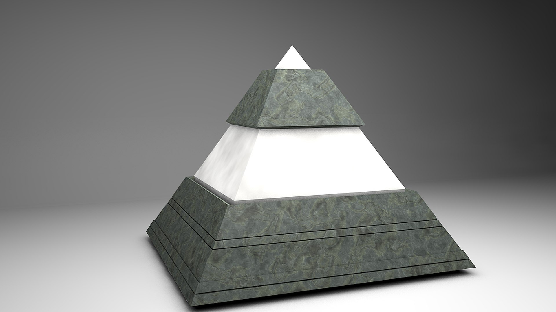 3d Model Pyramid Lamp