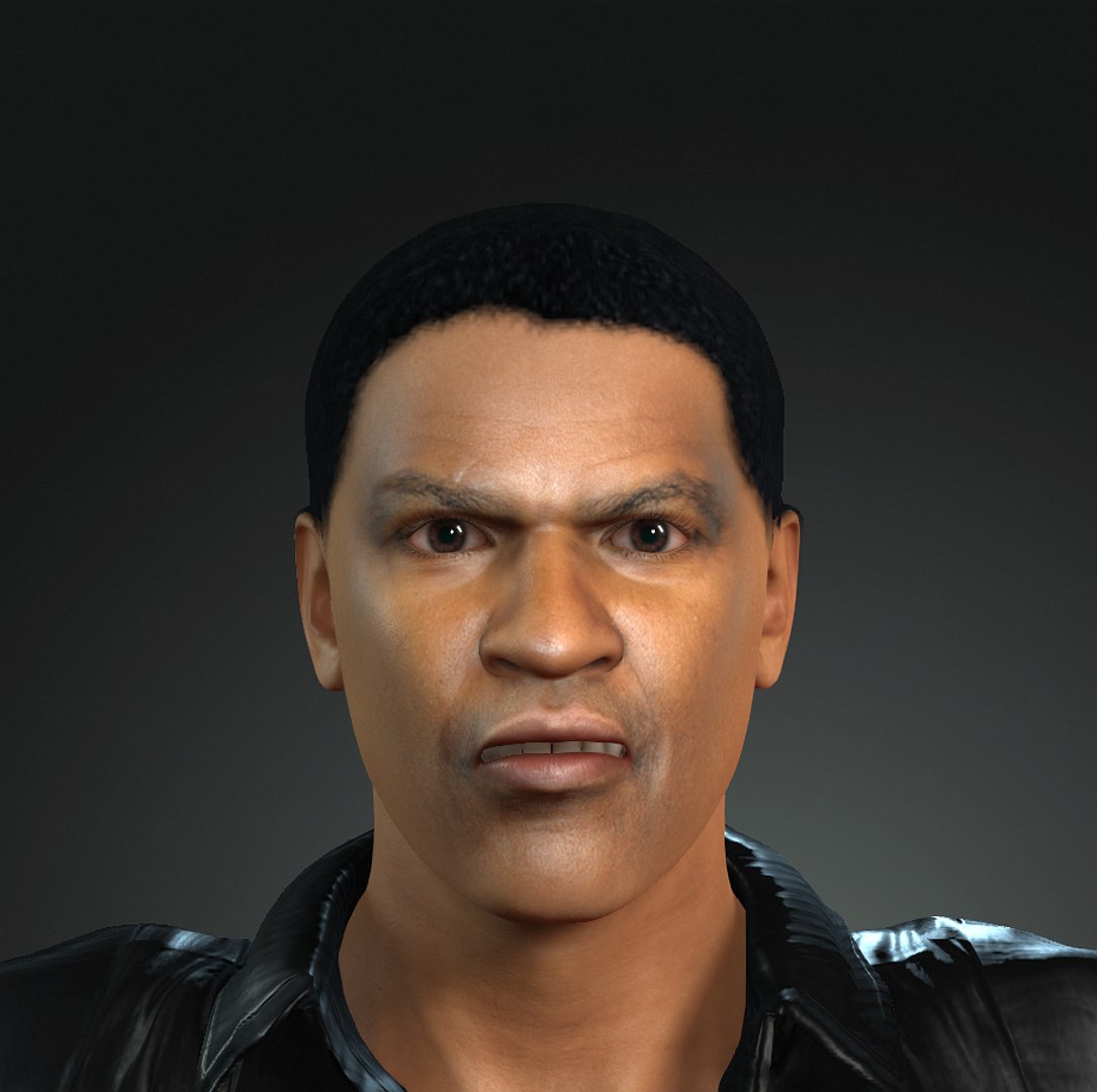Denzel washington character design 3D model - TurboSquid 1601543