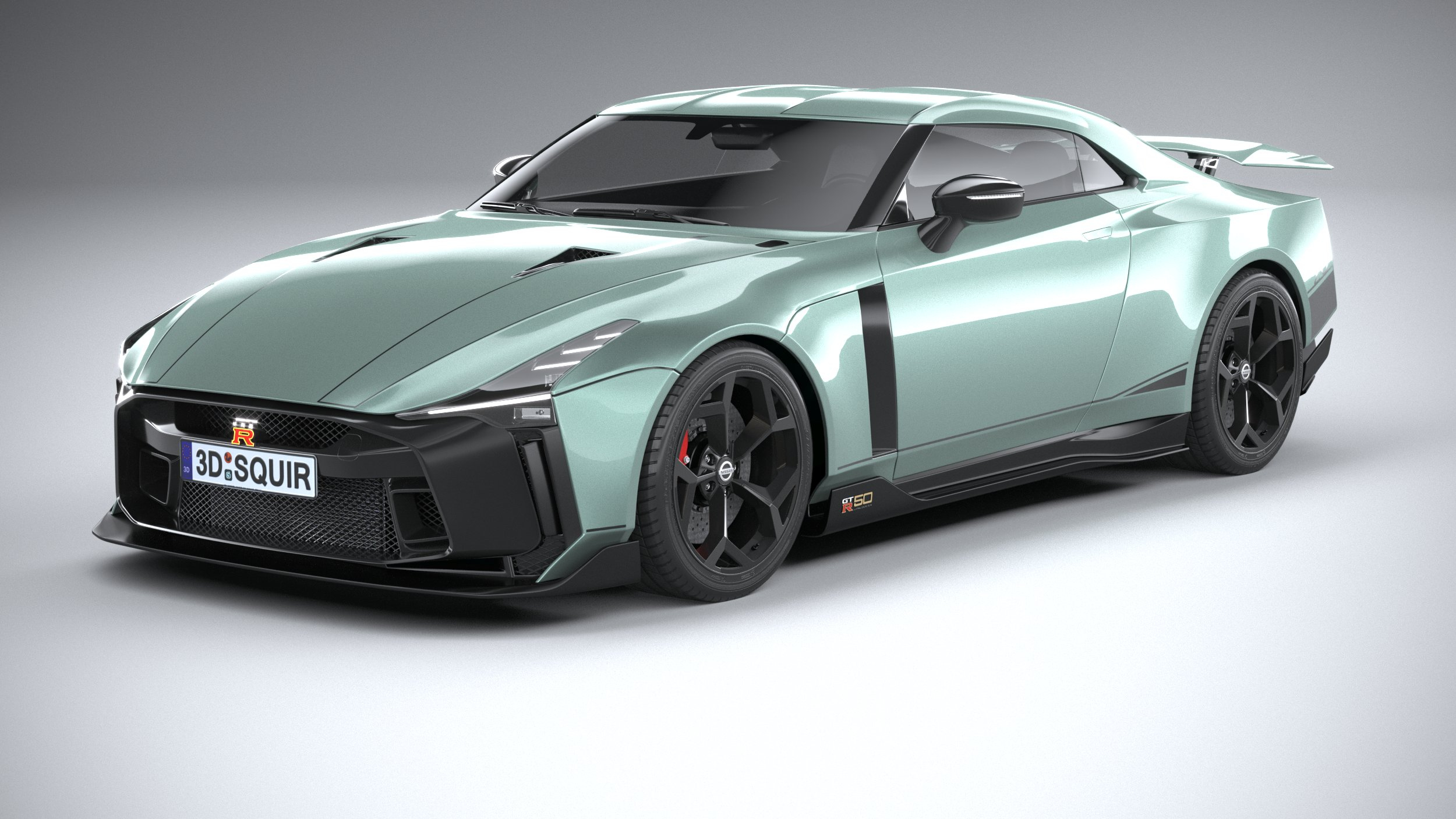 3D модель Nissan GT-R50 Italdesign 2021 - TurboSquid 1960742