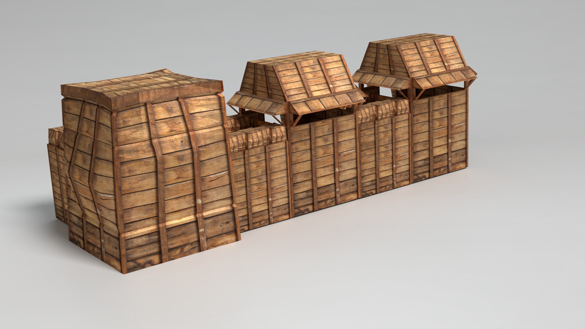 3D Fantasy Wall - TurboSquid 1511973