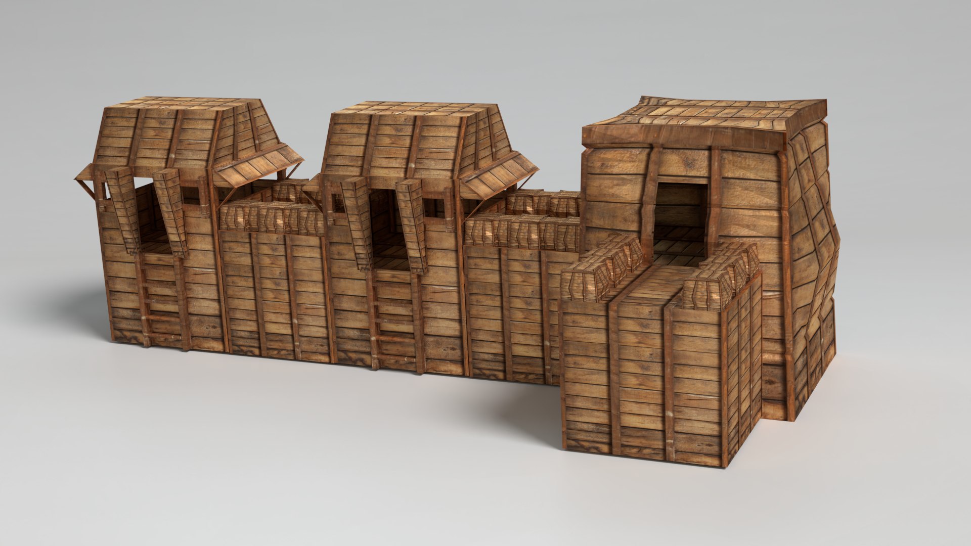 3D Fantasy Wall - TurboSquid 1511973