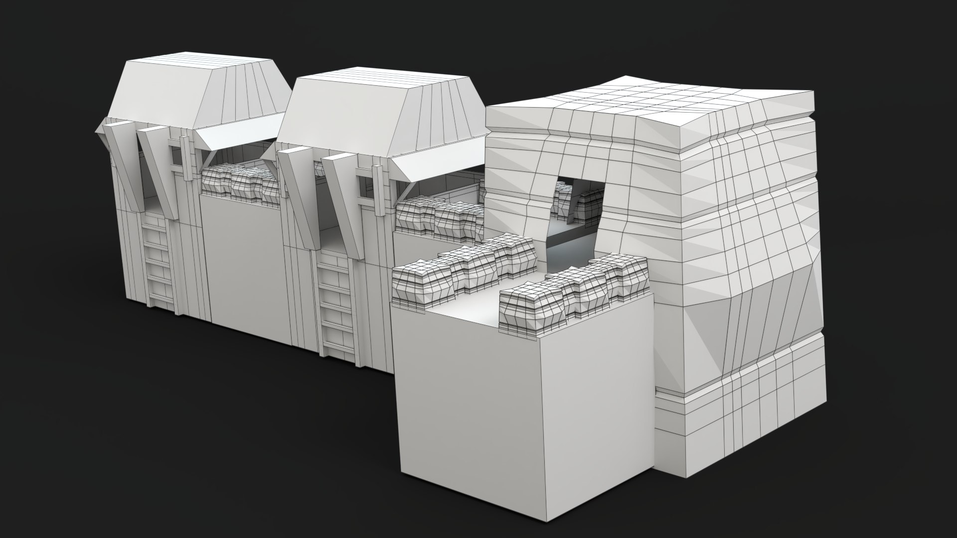 3D Fantasy Wall - TurboSquid 1511973