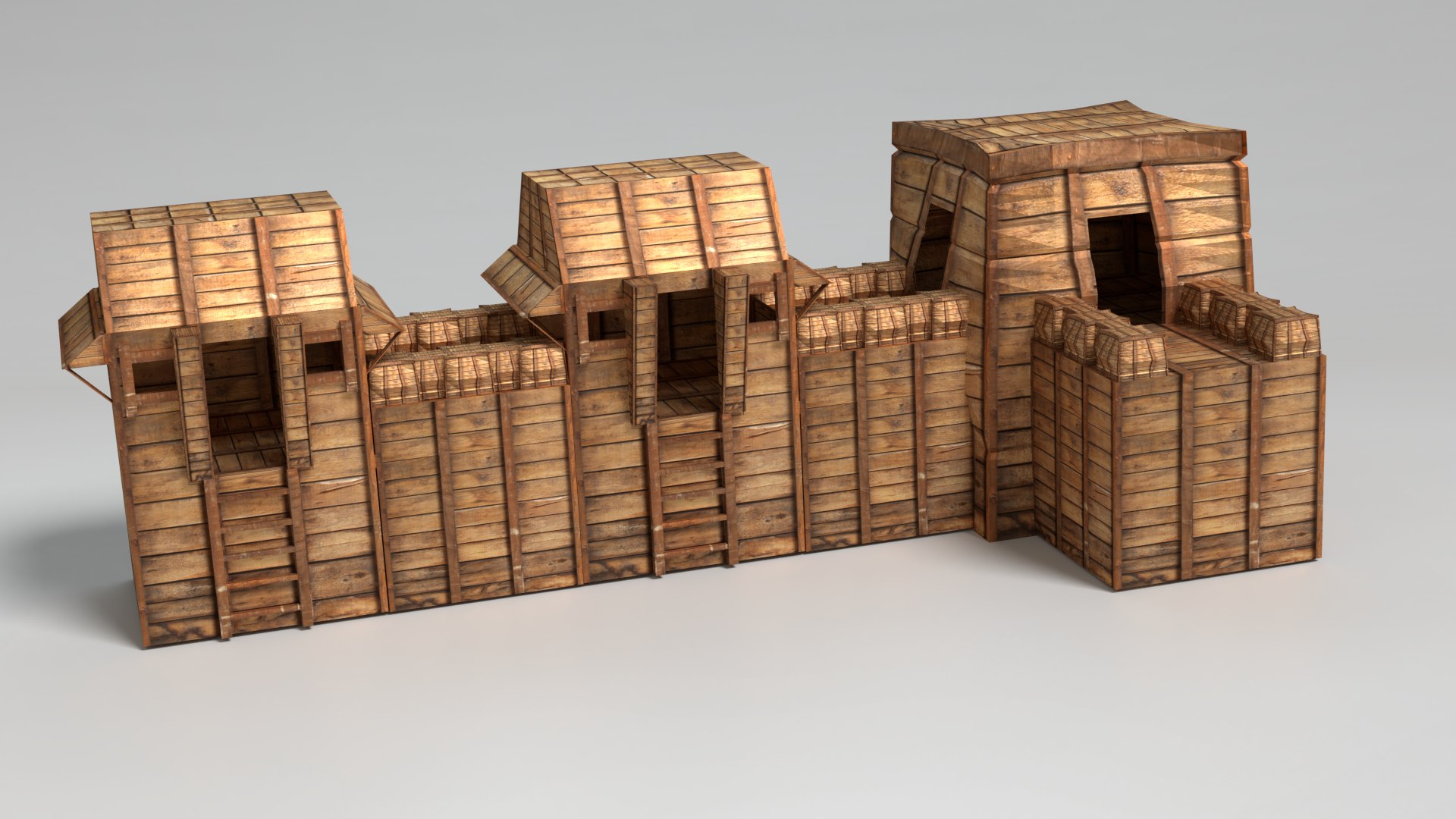 3D Fantasy Wall - TurboSquid 1511973