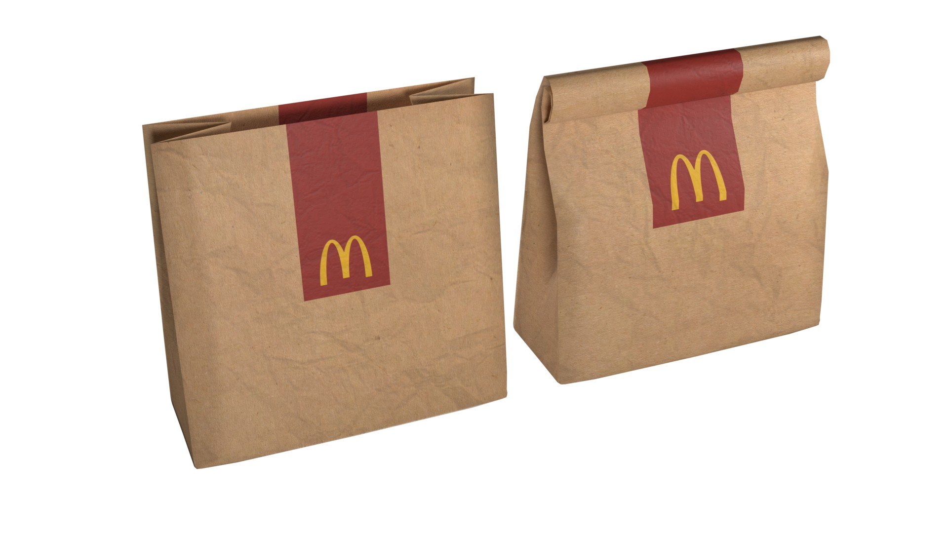 3D McDonalds Food Pack Model - TurboSquid 2384660
