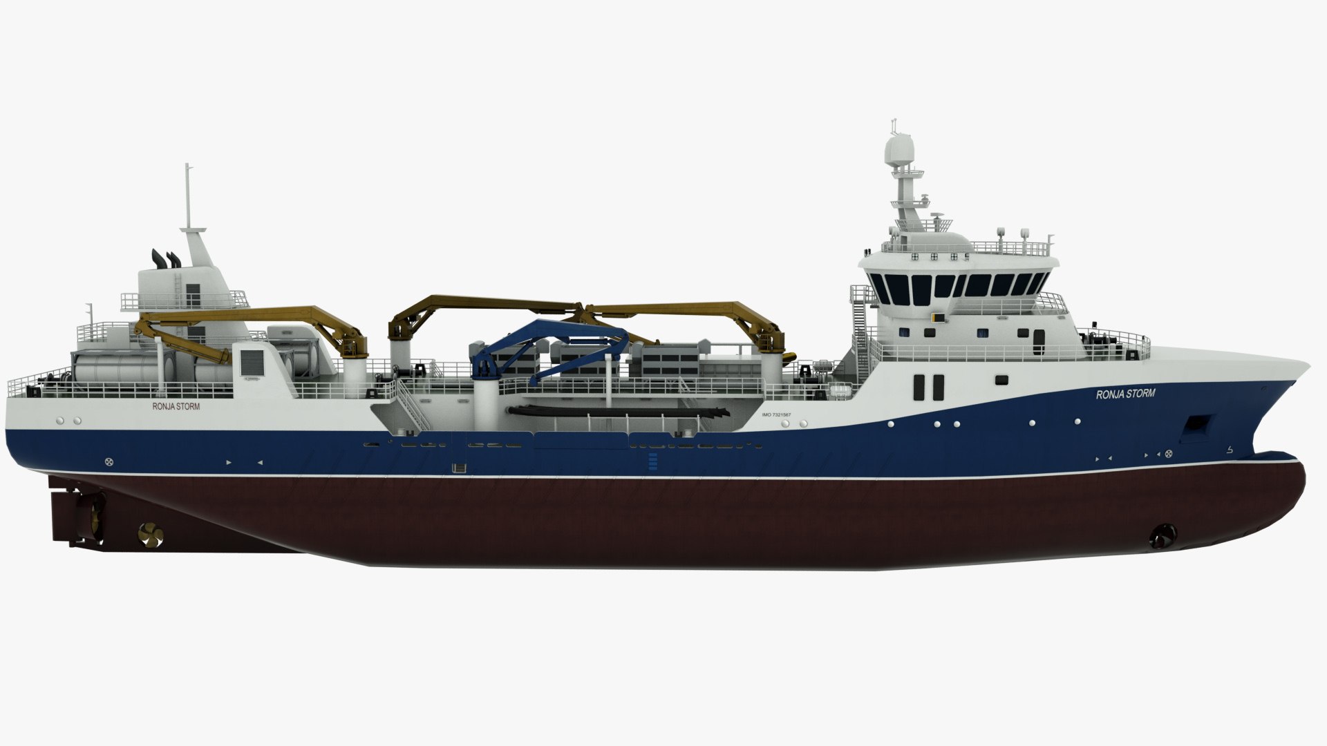 3D fish carrier ronja storm - TurboSquid 1472960