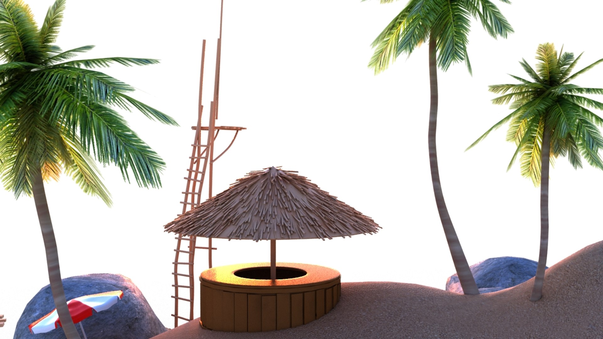 Max Island Beach