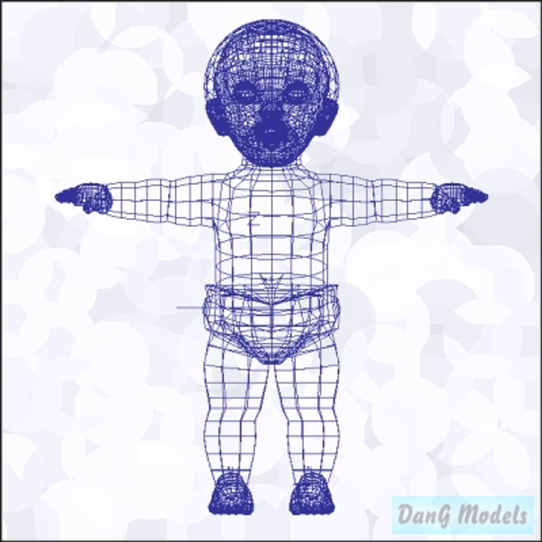 Child Head Eye 3d Lwo