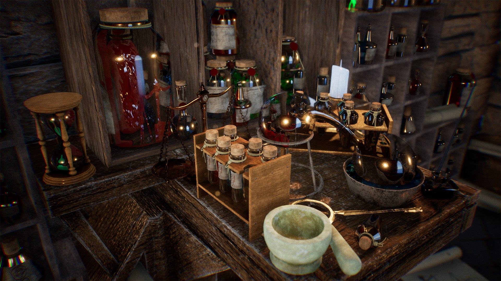 Potion Master 45 Assets Model - TurboSquid 2106261