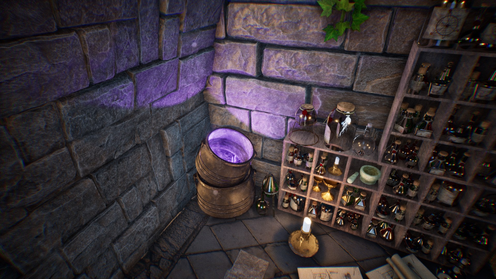Potion Master 45 Assets Model - TurboSquid 2106261