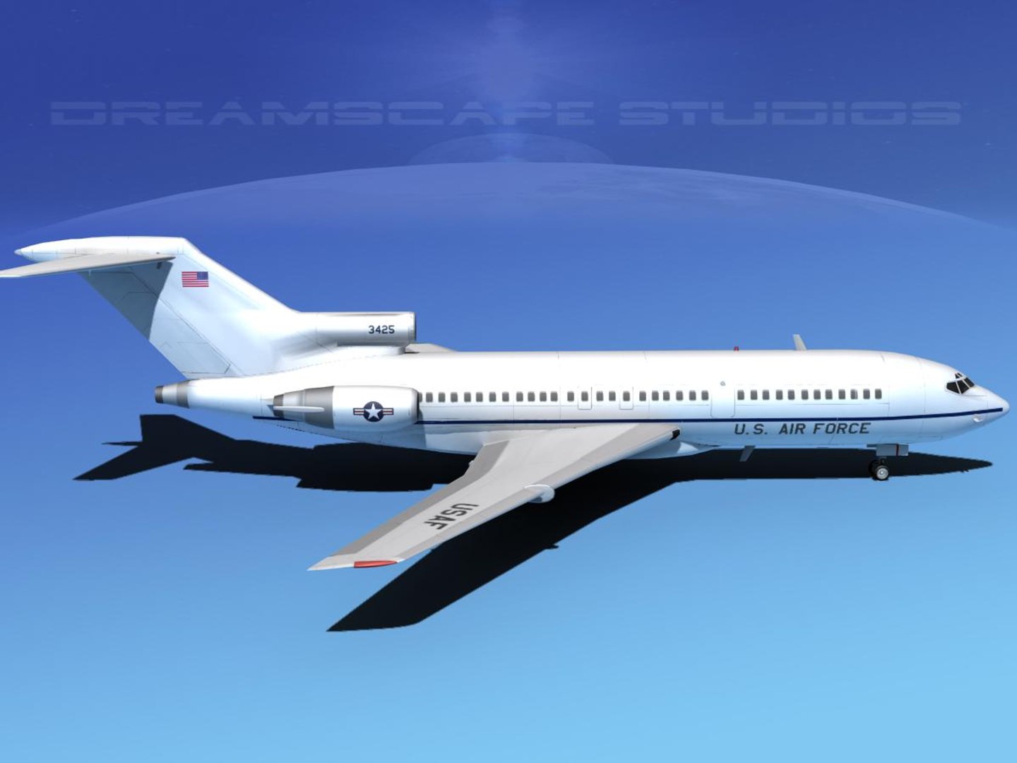 Dwg Turbines C-22a Boeing 727-100