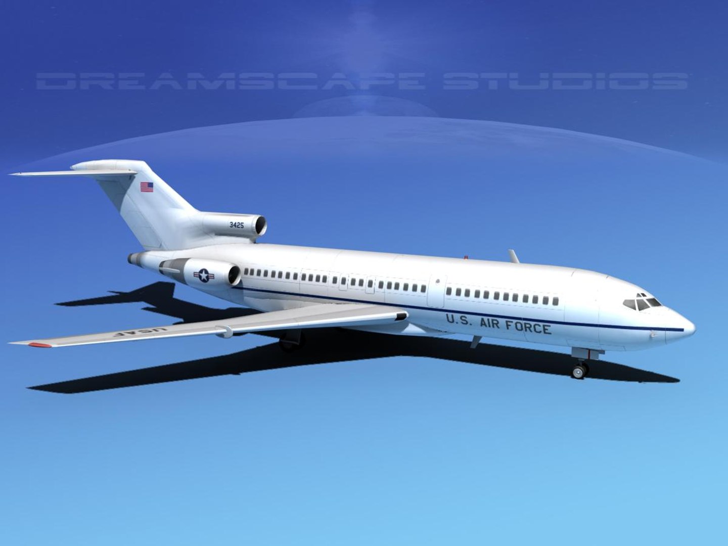 Dwg Turbines C-22a Boeing 727-100