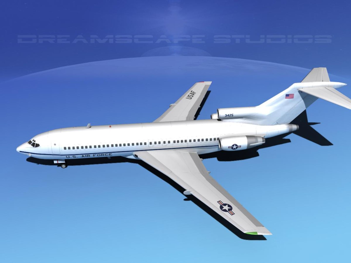 Dwg Turbines C-22a Boeing 727-100