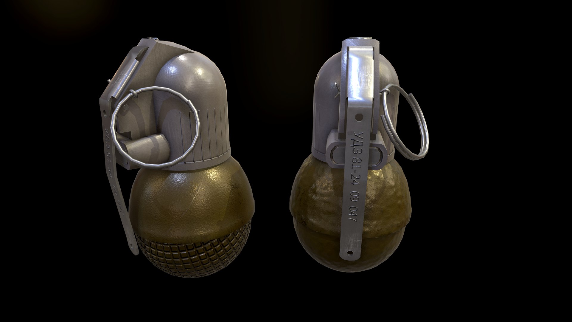 Pack Grenades 3D Model - TurboSquid 1335353