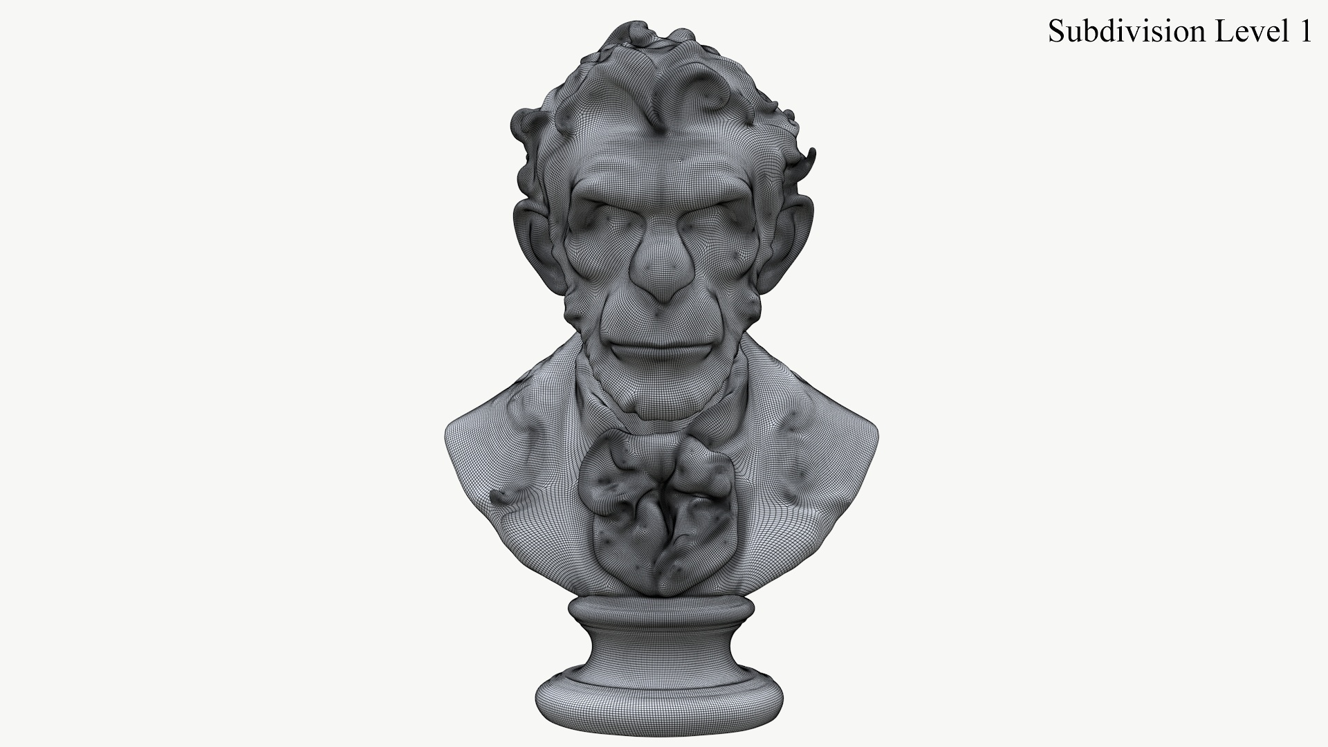 Ape Bust 001 3D Model - TurboSquid 2448788