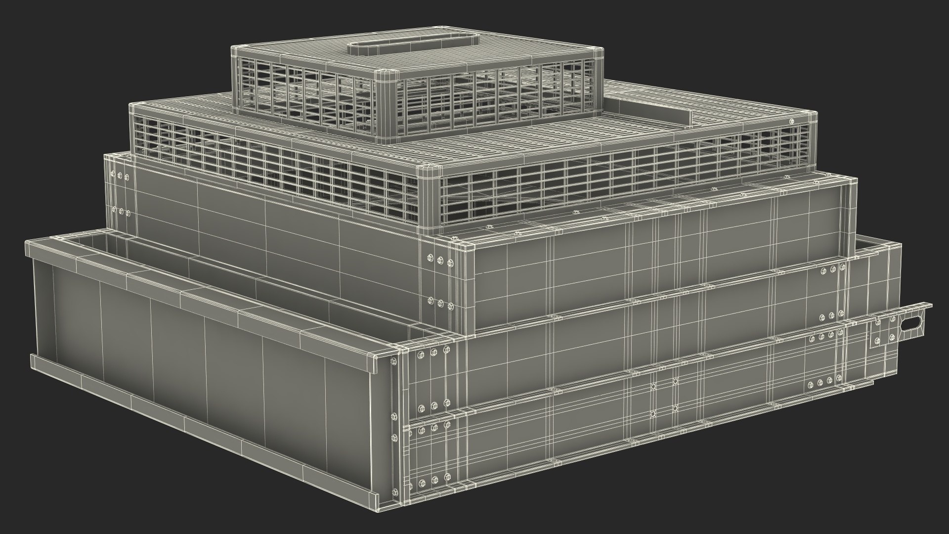 3D Diesel Generator Cooling System Model - TurboSquid 2244000