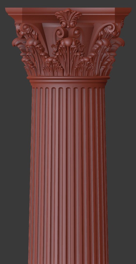 Column capitel 3D model - TurboSquid 1189381