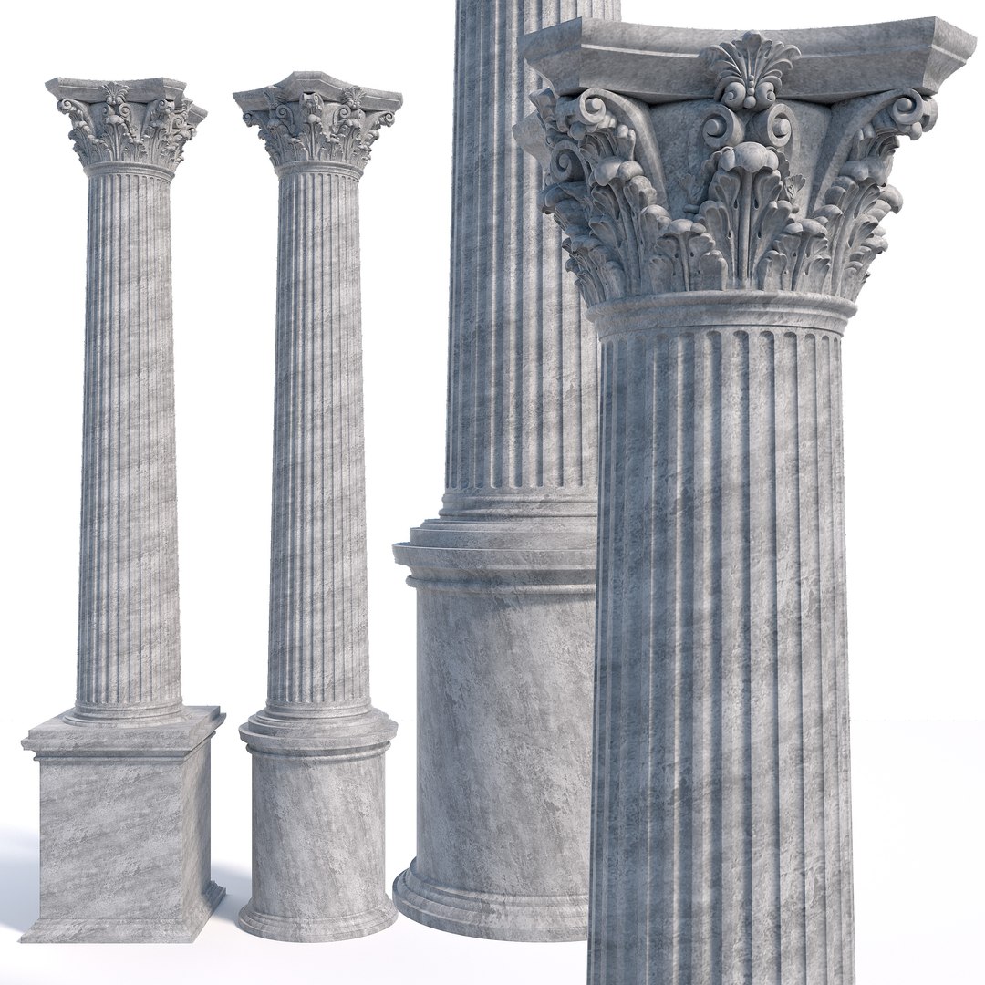 Column capitel 3D model - TurboSquid 1189381