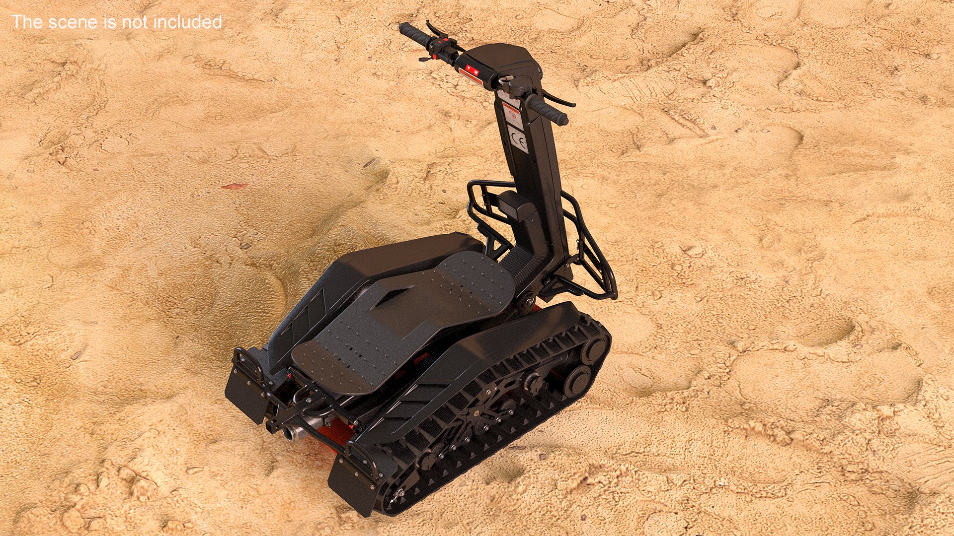 Stands Up Tracked Scooter 3D Model - TurboSquid 2166410