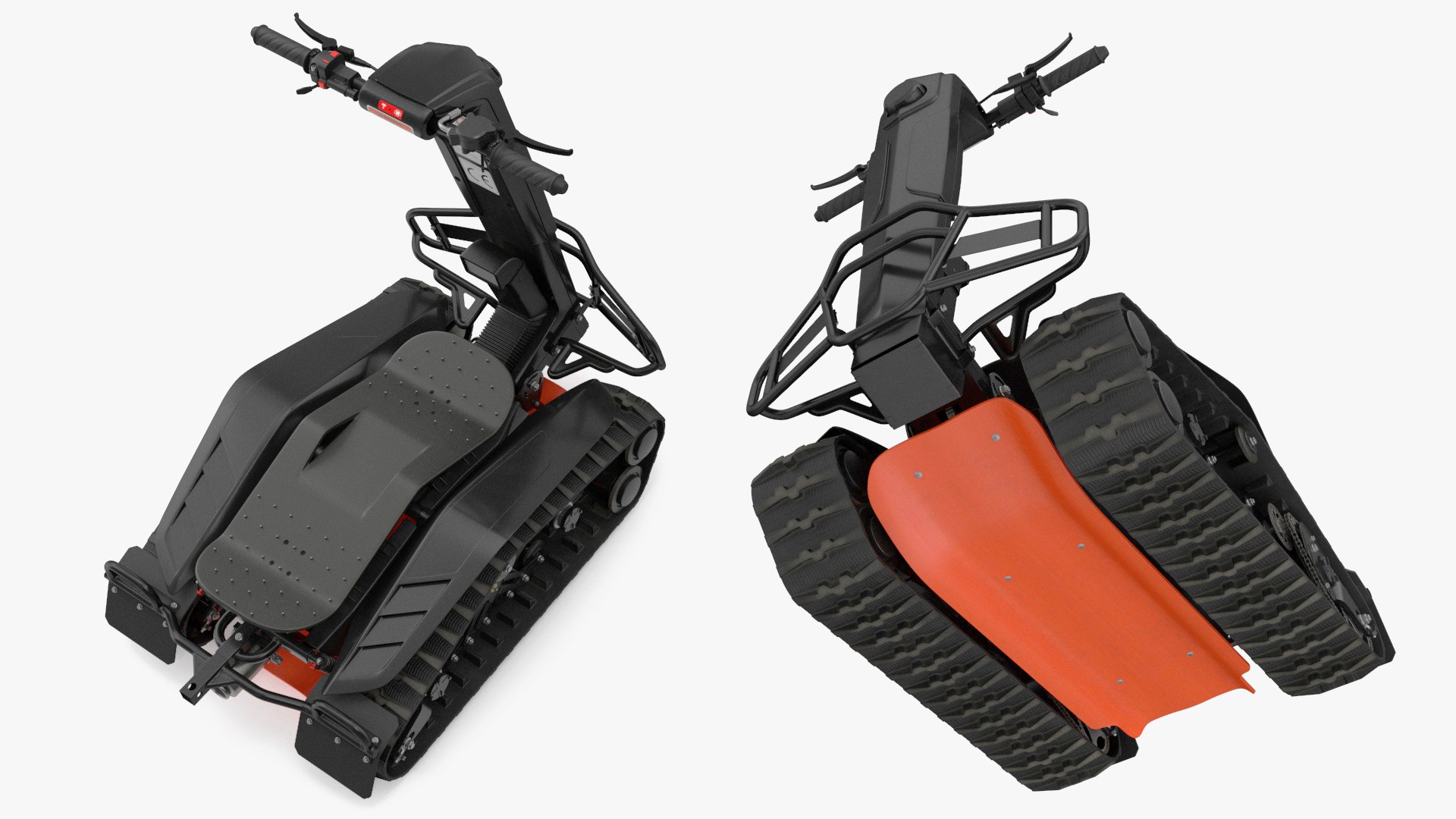 Stands Up Tracked Scooter 3D Model - TurboSquid 2166410