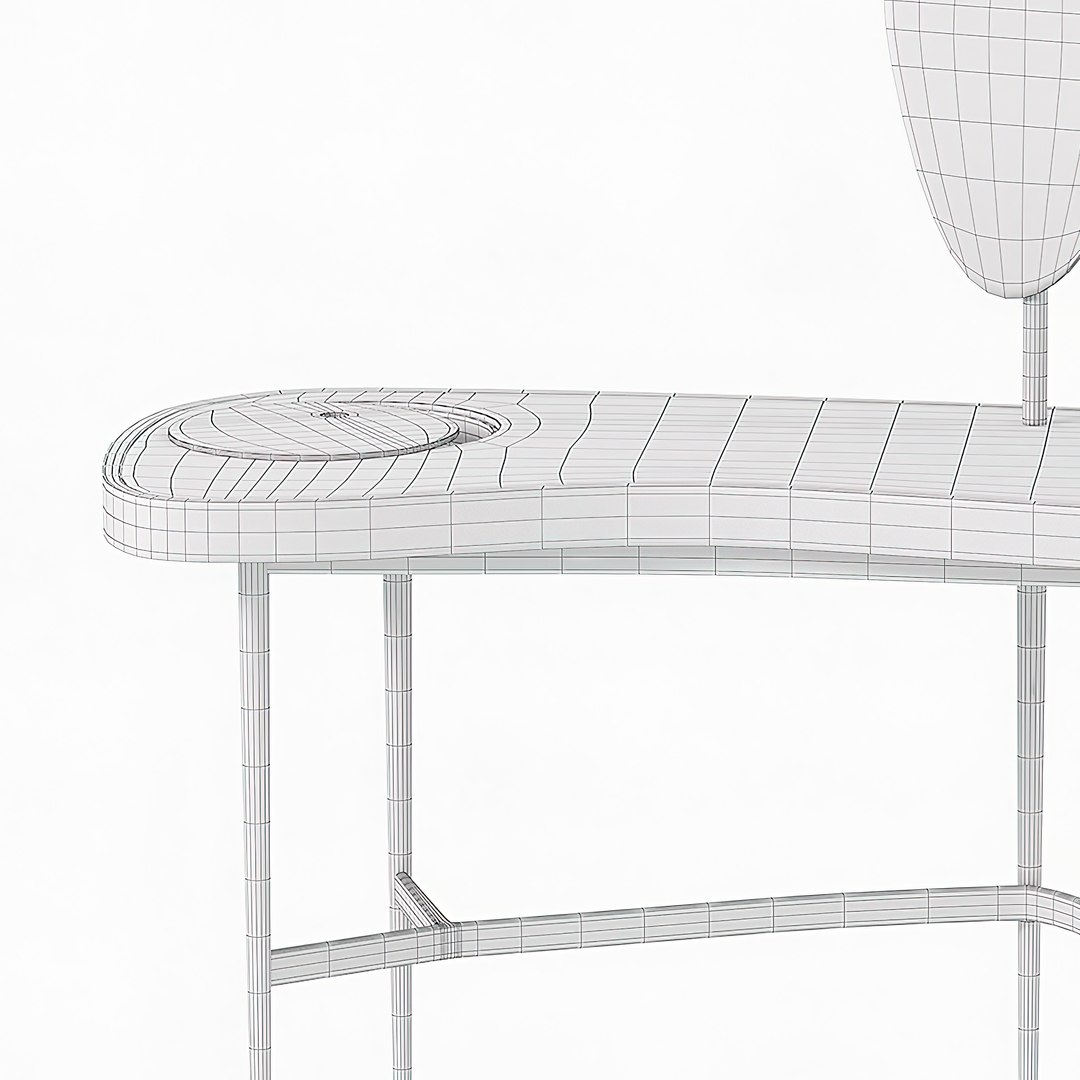 Venus Dressing Table By Bonaldo 3D Model - TurboSquid 1931593