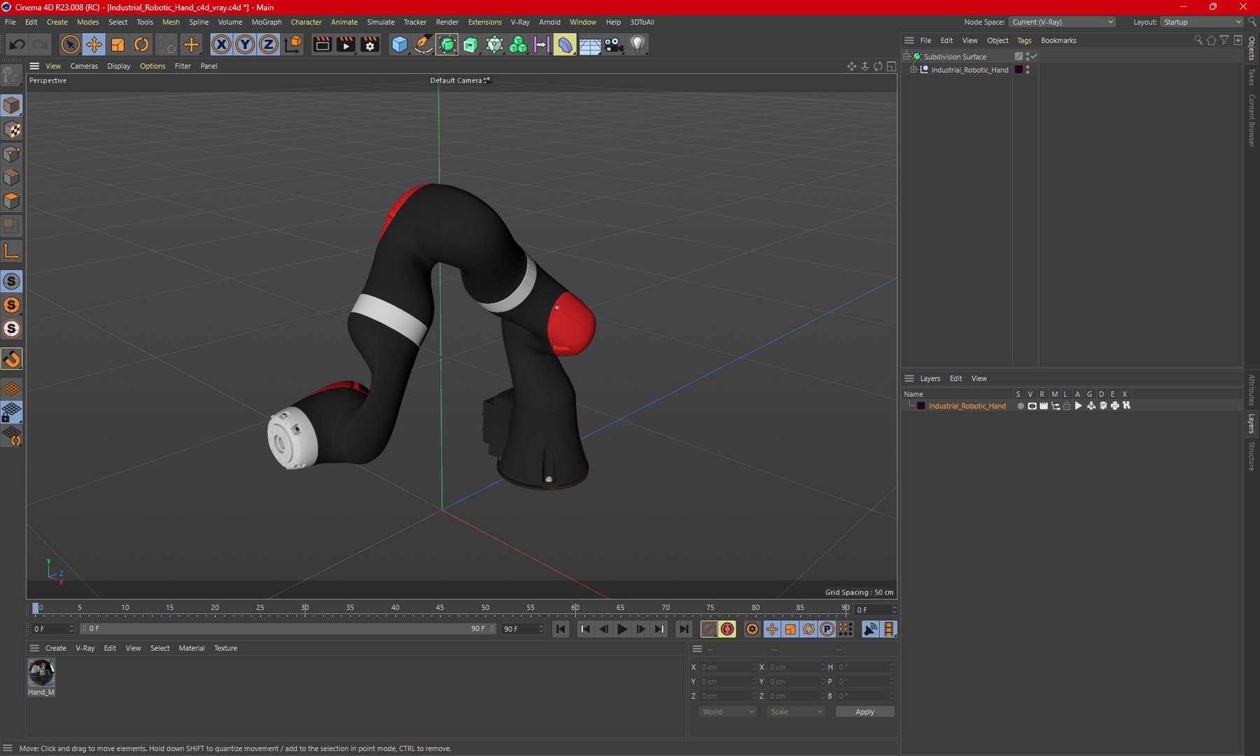 Industrial Robotic Hand 3D Model - TurboSquid 2300583