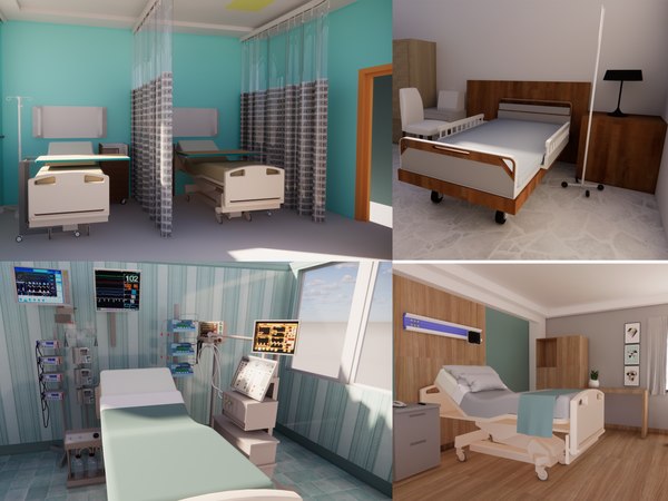 Hospital Room SketchUp Models for Download | TurboSquid