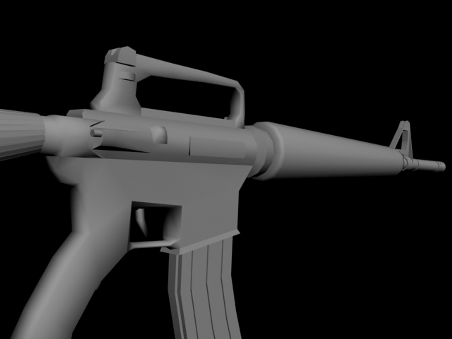 M16a3 Shooter Weapons 3d Model