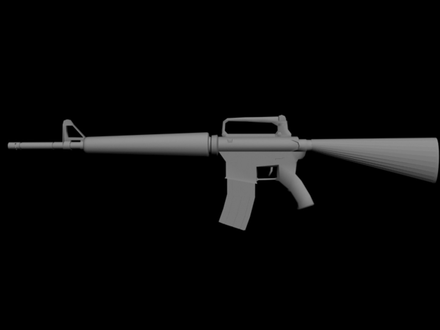 M16a3 Shooter Weapons 3d Model