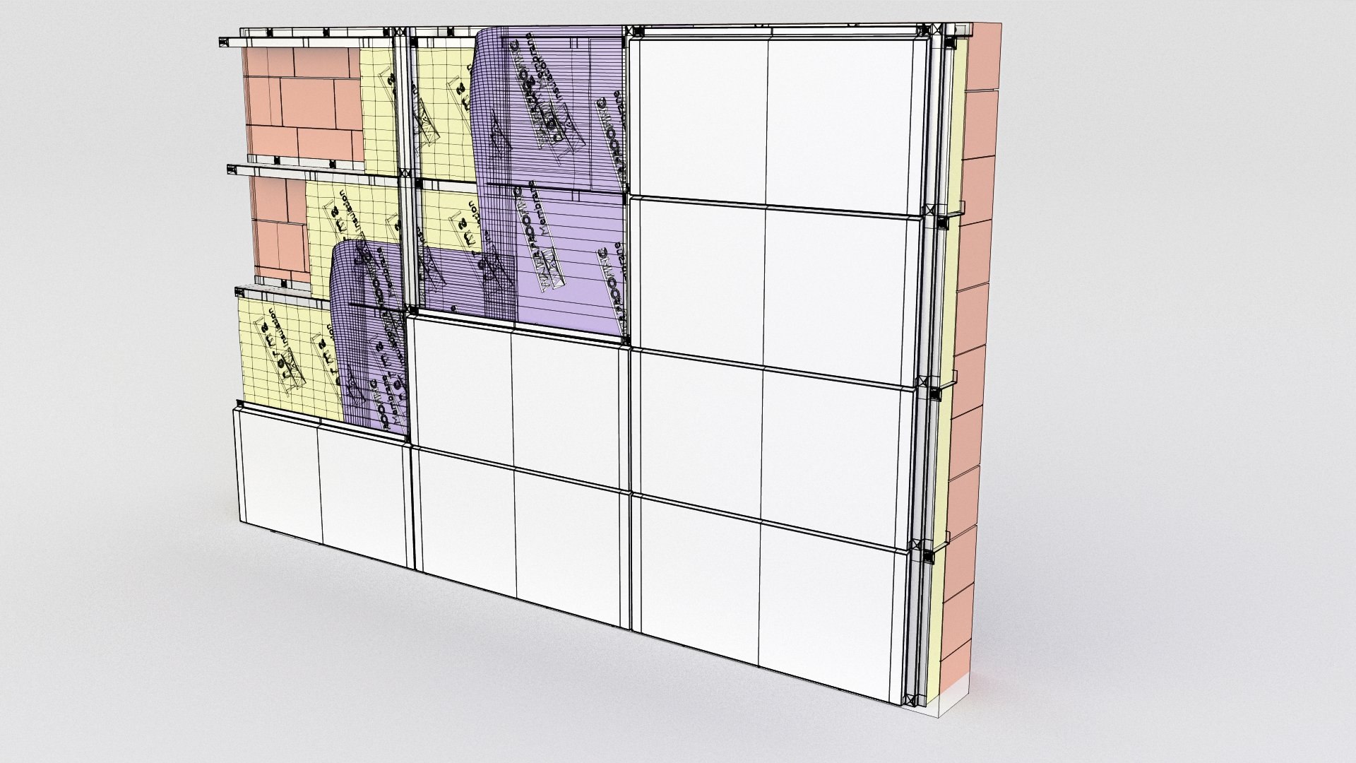 3D Facade Wall Panels - TurboSquid 1529135
