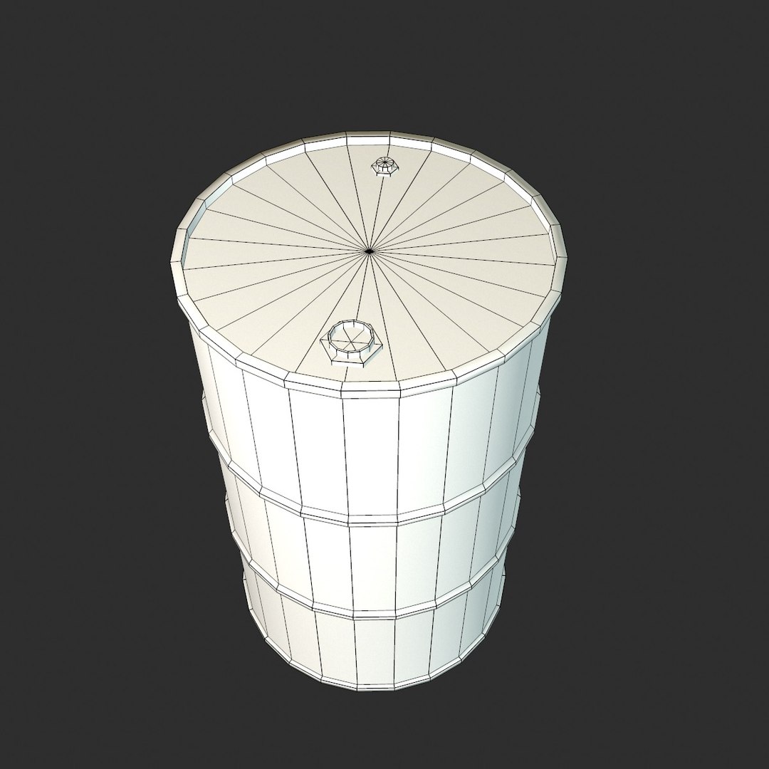 3d barrel liquid snowy