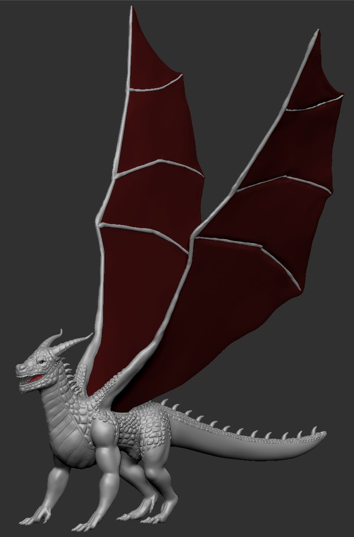 3D Dragon With Textures - TurboSquid 1753096