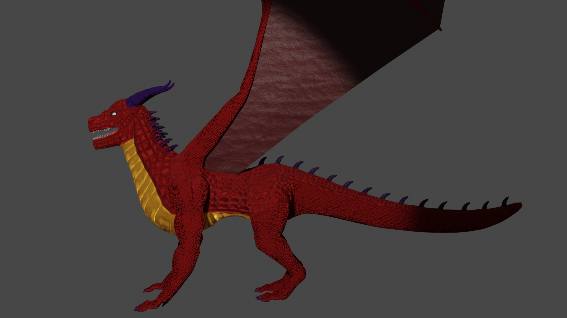 3D Dragon with Textures - TurboSquid 1753096