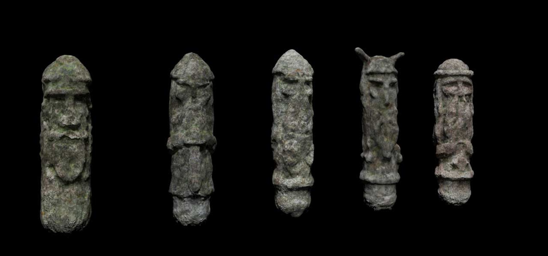3d Set 5 Pagan Idols Model