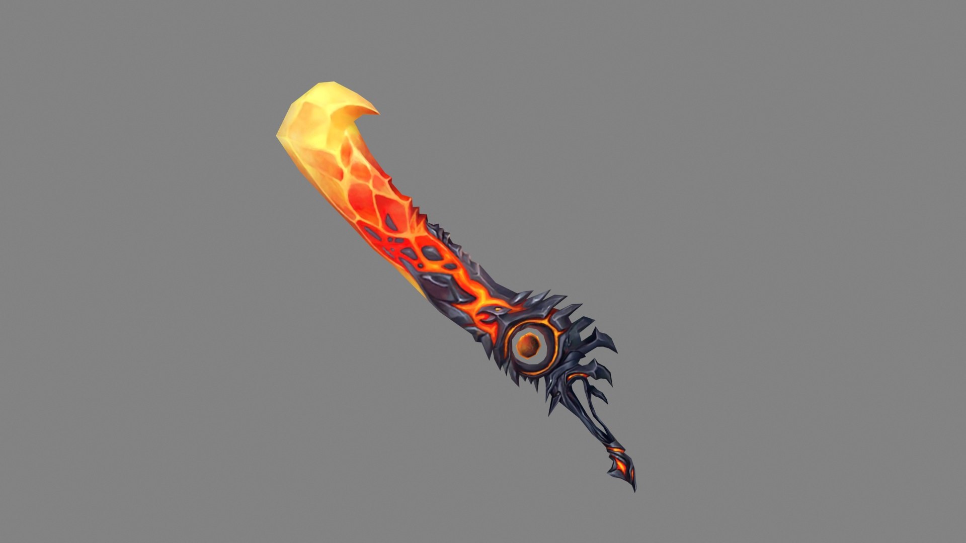 modelo 3d Espada de lava de dibujos animados - TurboSquid 2276887