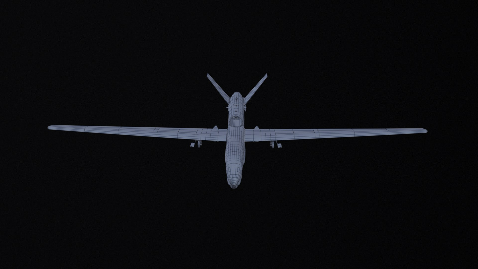 3D Asset - Army - RQ 4 Global Hawk - 3D MODEL Low-poly - TurboSquid 2290379