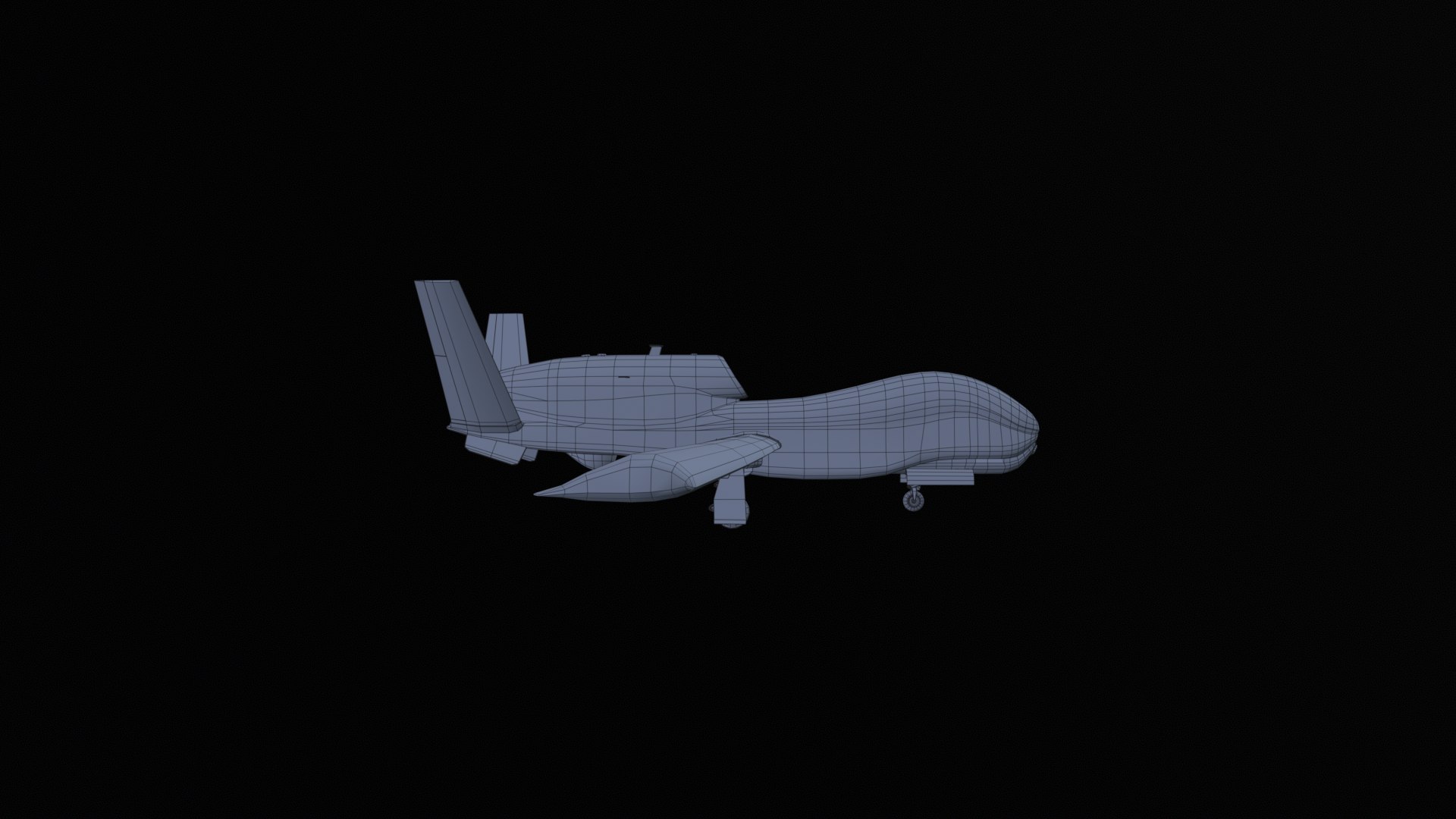 3D Asset - Army - RQ 4 Global Hawk - 3D MODEL Low-poly - TurboSquid 2290379