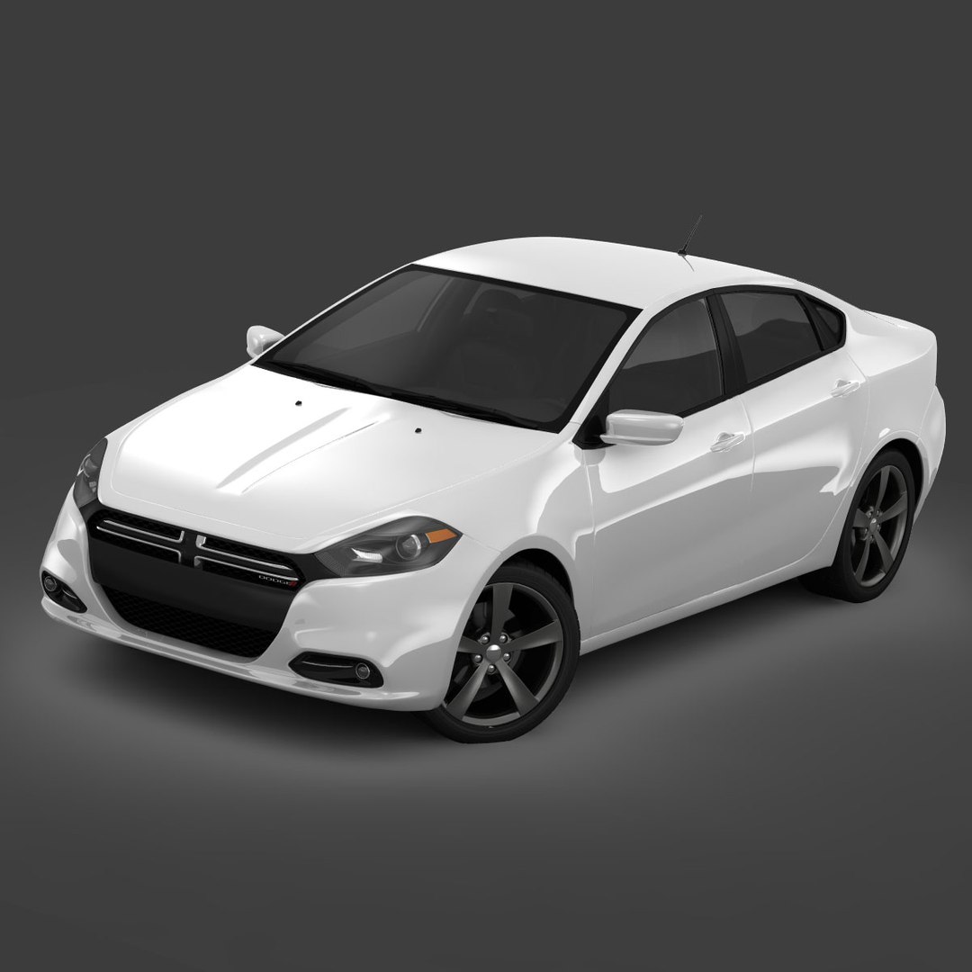 3d Dodge Dart Limited Sedan Model