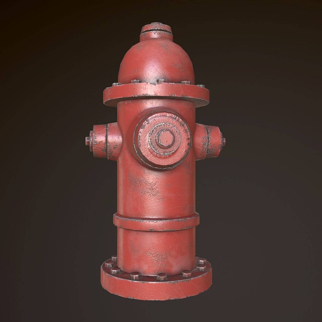 3D model pbr ready hydrant - TurboSquid 1232566