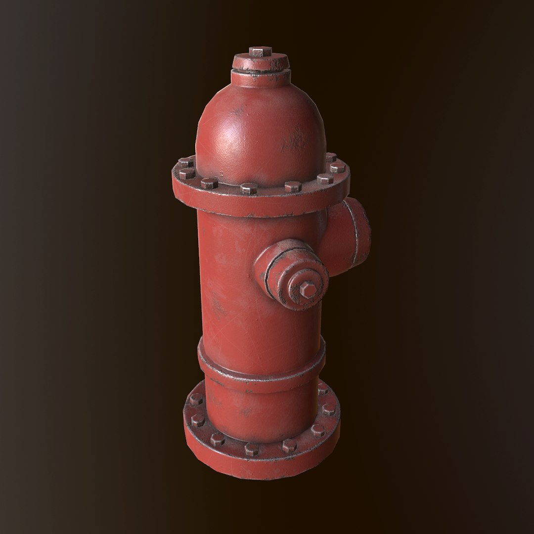 3D model pbr ready hydrant - TurboSquid 1232566