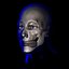 3d X-ray Male Face