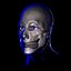 3d X-ray Male Face