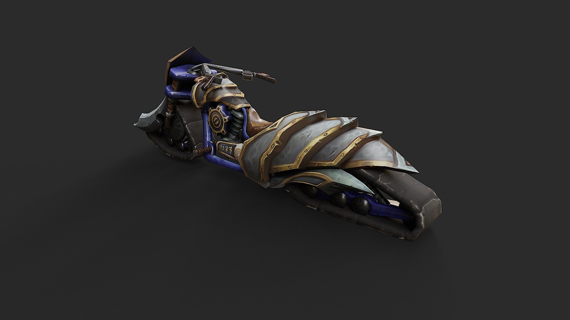 Alliance Chopper Replica Low Poly Game Asset 3D Model - TurboSquid 2336235