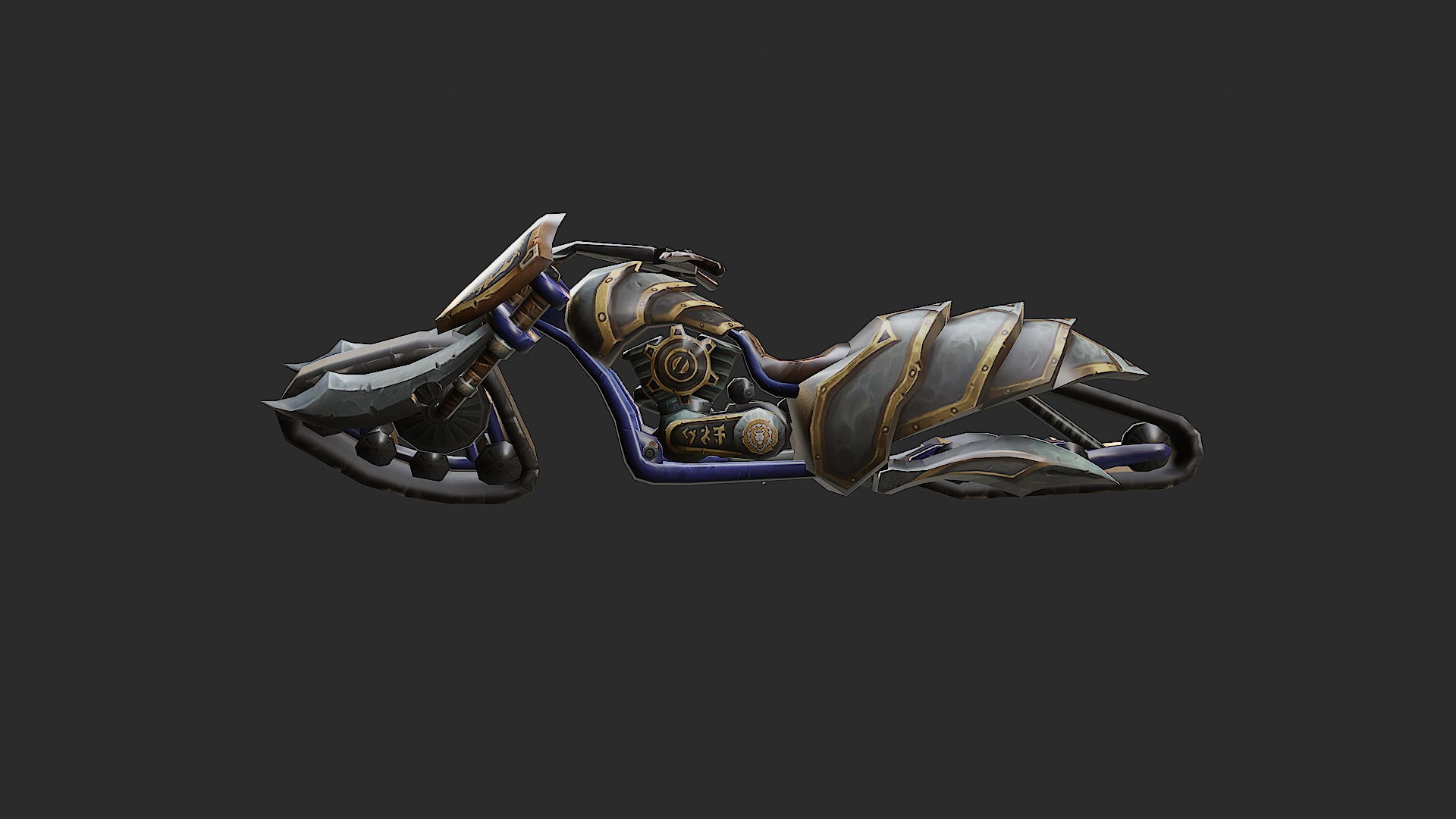 Alliance Chopper Replica Low Poly Game Asset 3D Model - TurboSquid 2336235