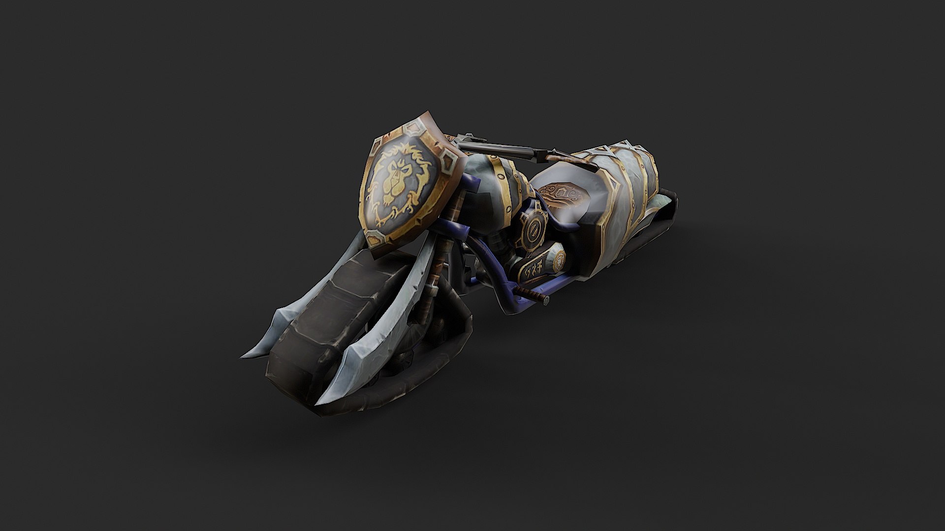 Alliance Chopper Replica Low Poly Game Asset 3D Model - TurboSquid 2336235