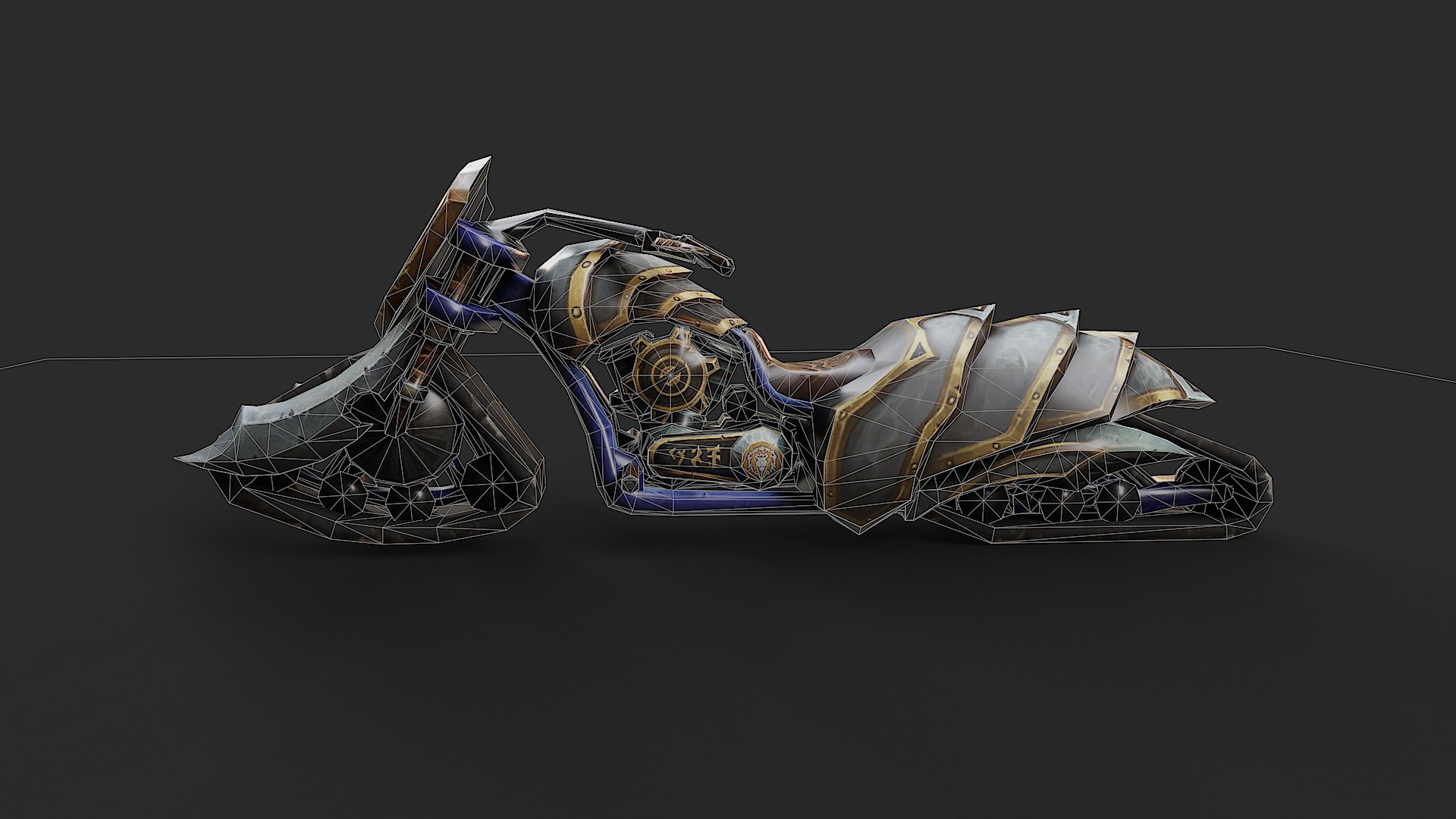 Alliance Chopper Replica Low Poly Game Asset 3D Model - TurboSquid 2336235